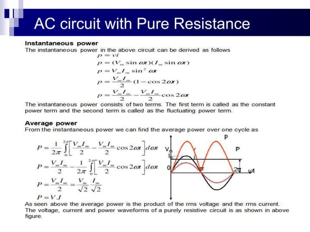 Introduction to Single-Phase AC Circuit | PPTX | Physics | Science