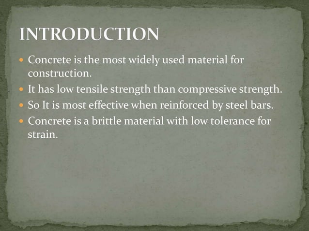 self healing concrete (based on a bio concrete) | PPTX