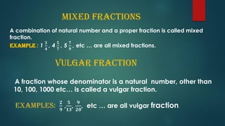 fractions and fractional | PDF