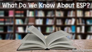 ESP block - future direction and remaining questions | PDF