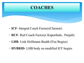 SUMMER TRAINING PPT On Coach Care Centre (SICK LINE) | PPTX