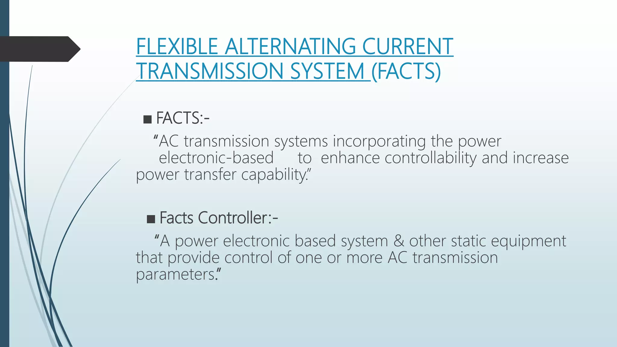 FACTS DEVICES | PPTX