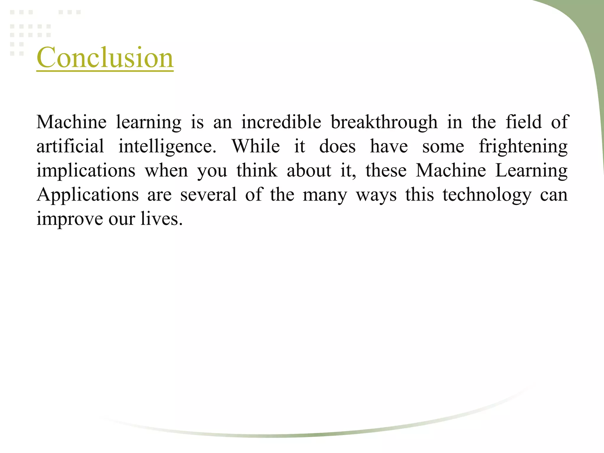 Machine Learning | PPT