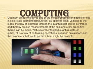 Quantum dots ppt | PPTX