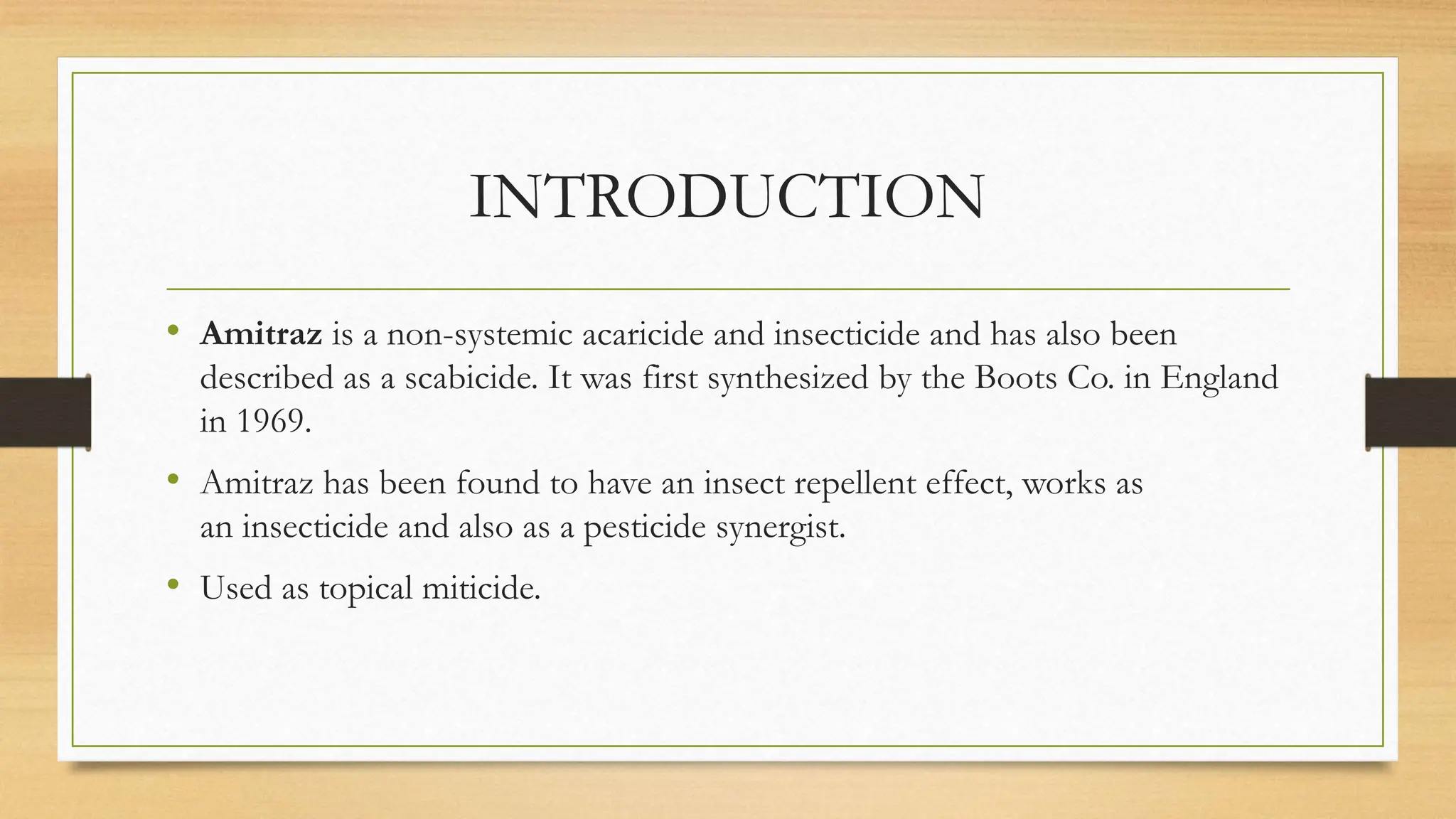 Amitraz Poisoning in animals due to regular usage.pptx
