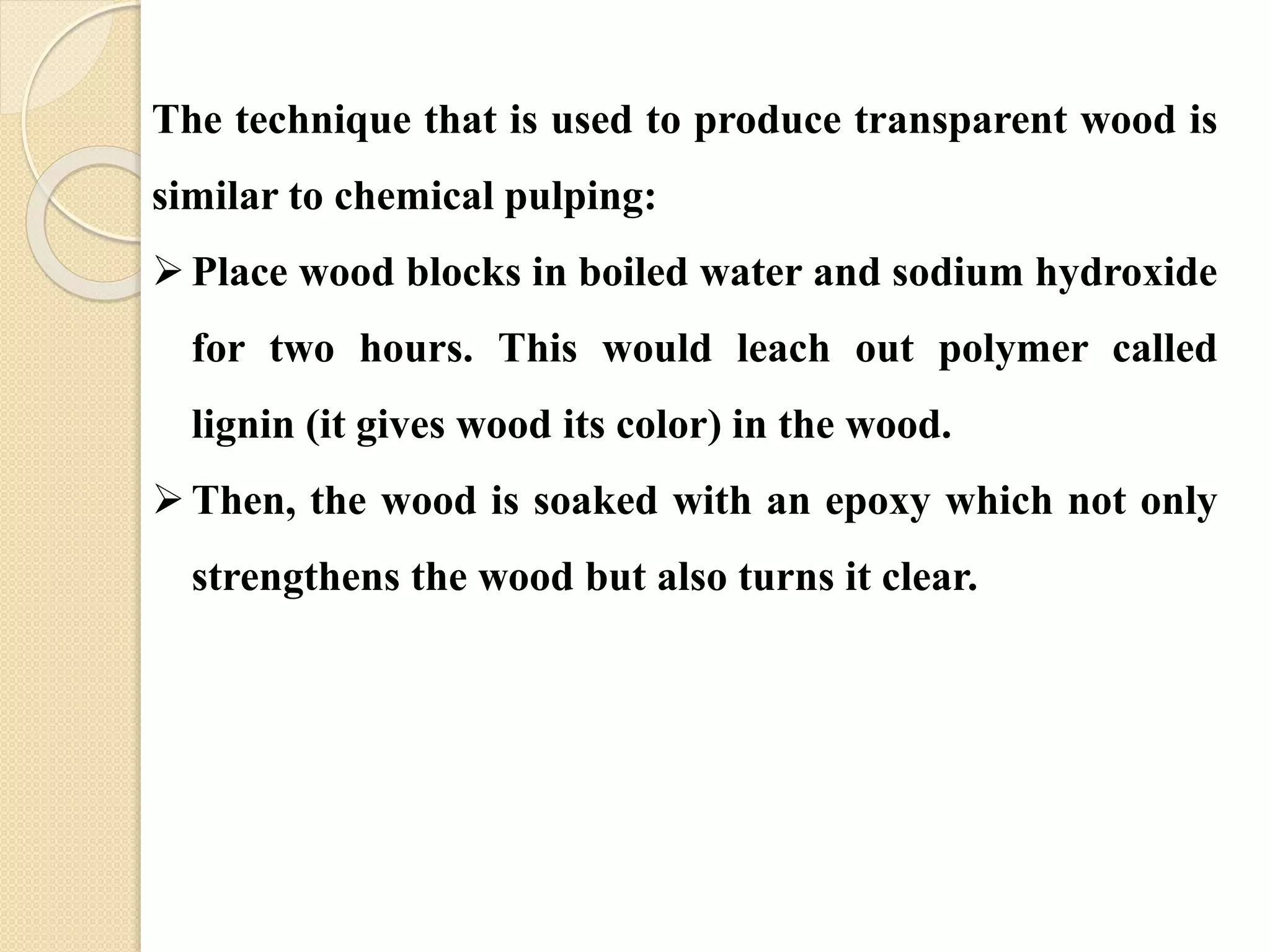 Transparent wood.ppt