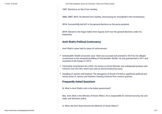 Amit Shah Biography , Education Qualification Early Life, Education ...