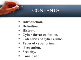 CYBER CRIME | PPTX