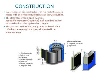 Super Capacitors | PPTX