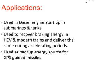 Supercapacitors (Ultracapacitor) : Energy Problem Solver, | PPTX
