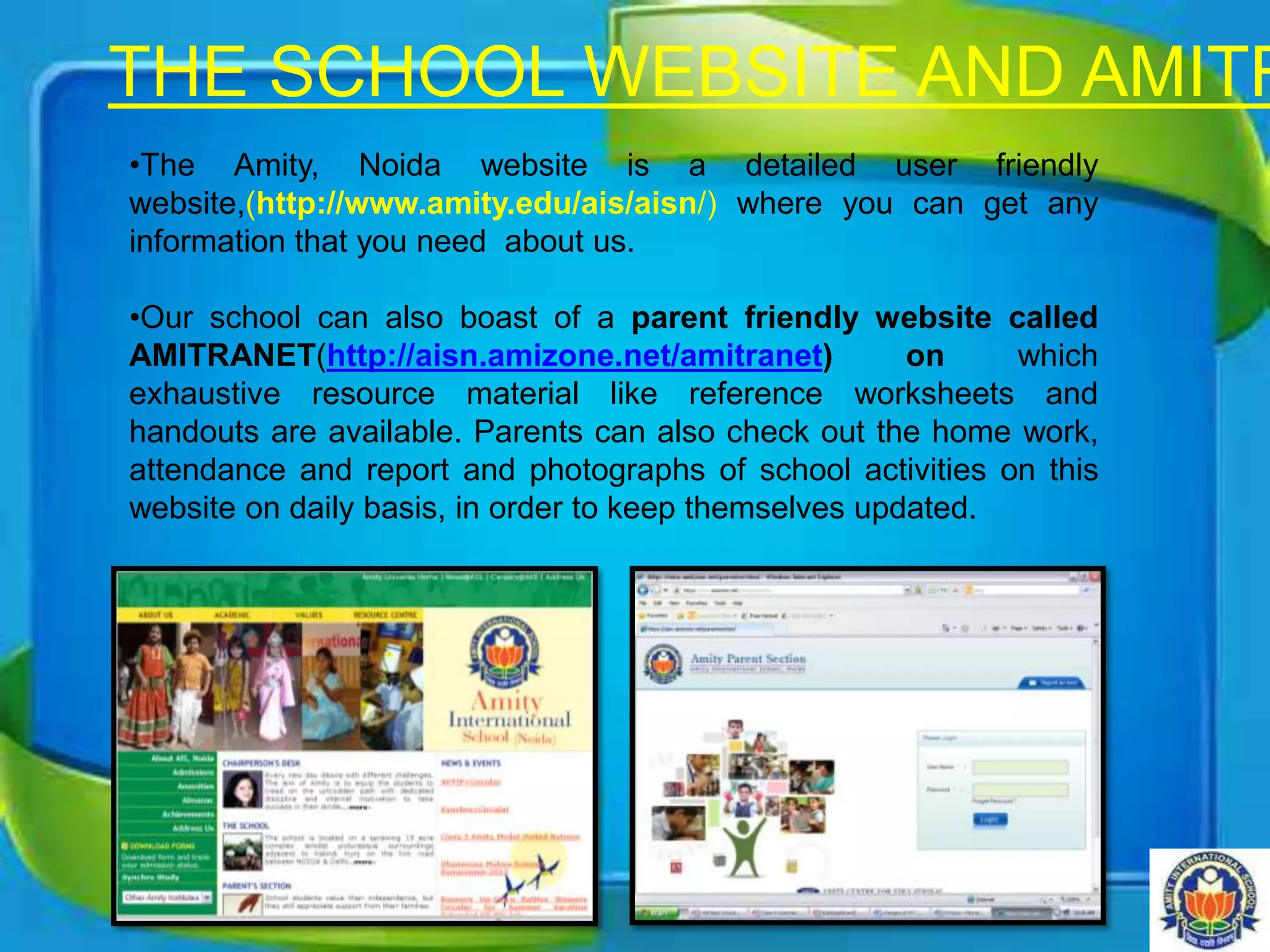 Amity international school ppt | PPTX