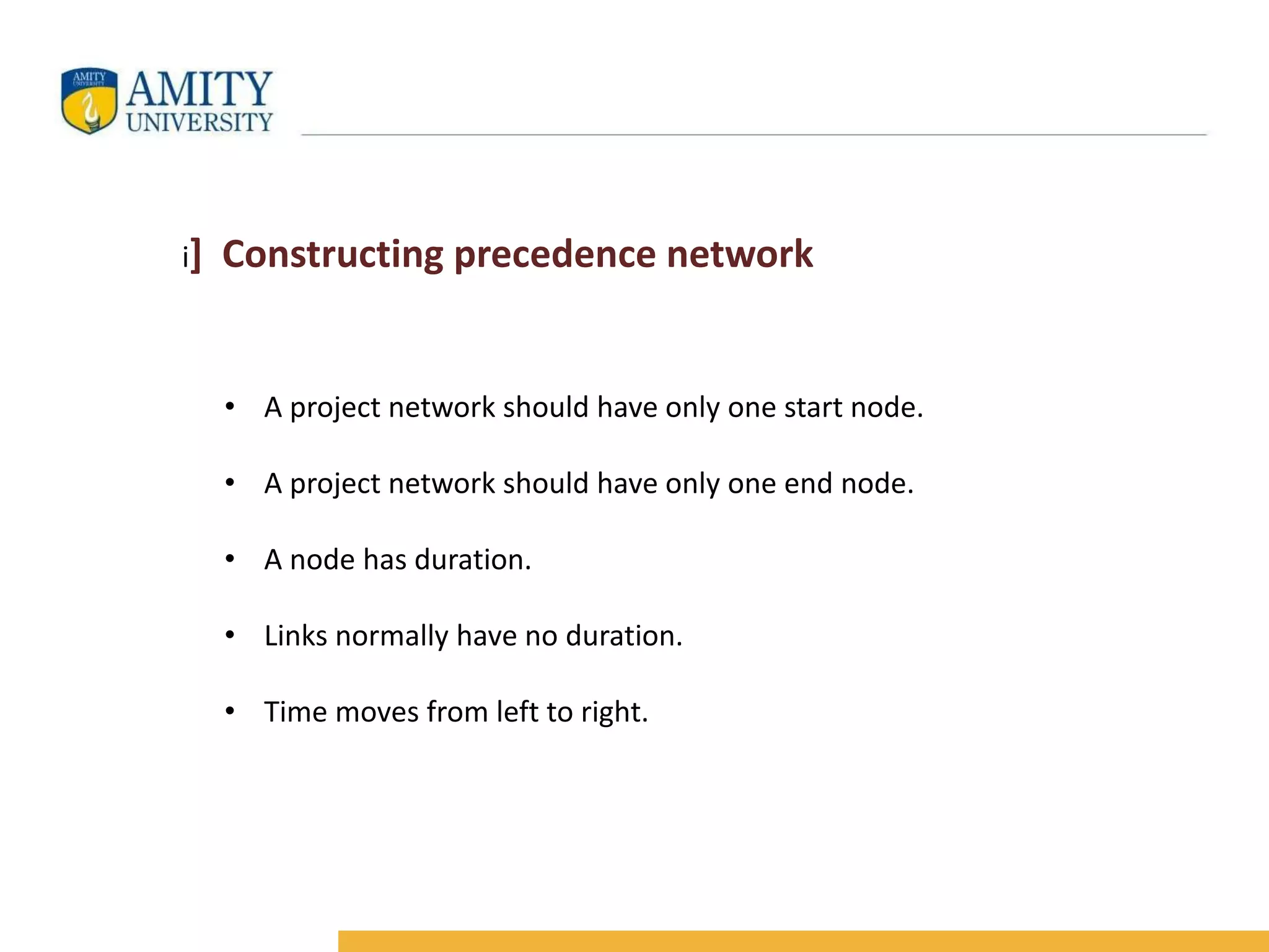 rules of formulating network planning model . | PPTX