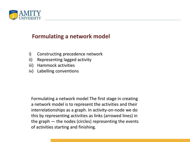 rules of formulating network planning model . | PPTX | Technology ...