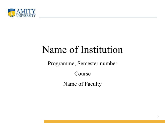 Amity template | PPTX