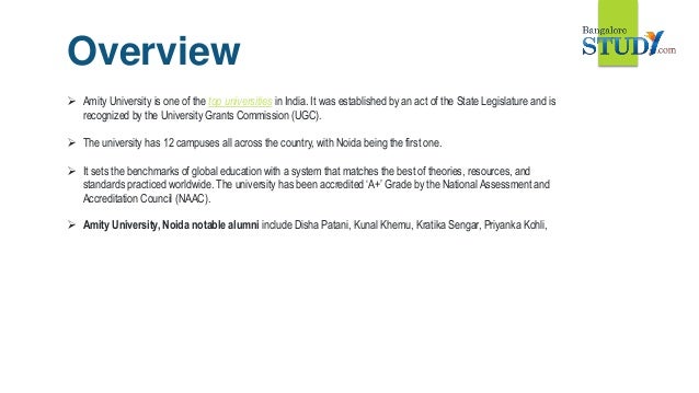 Amity university, noida | PPTX