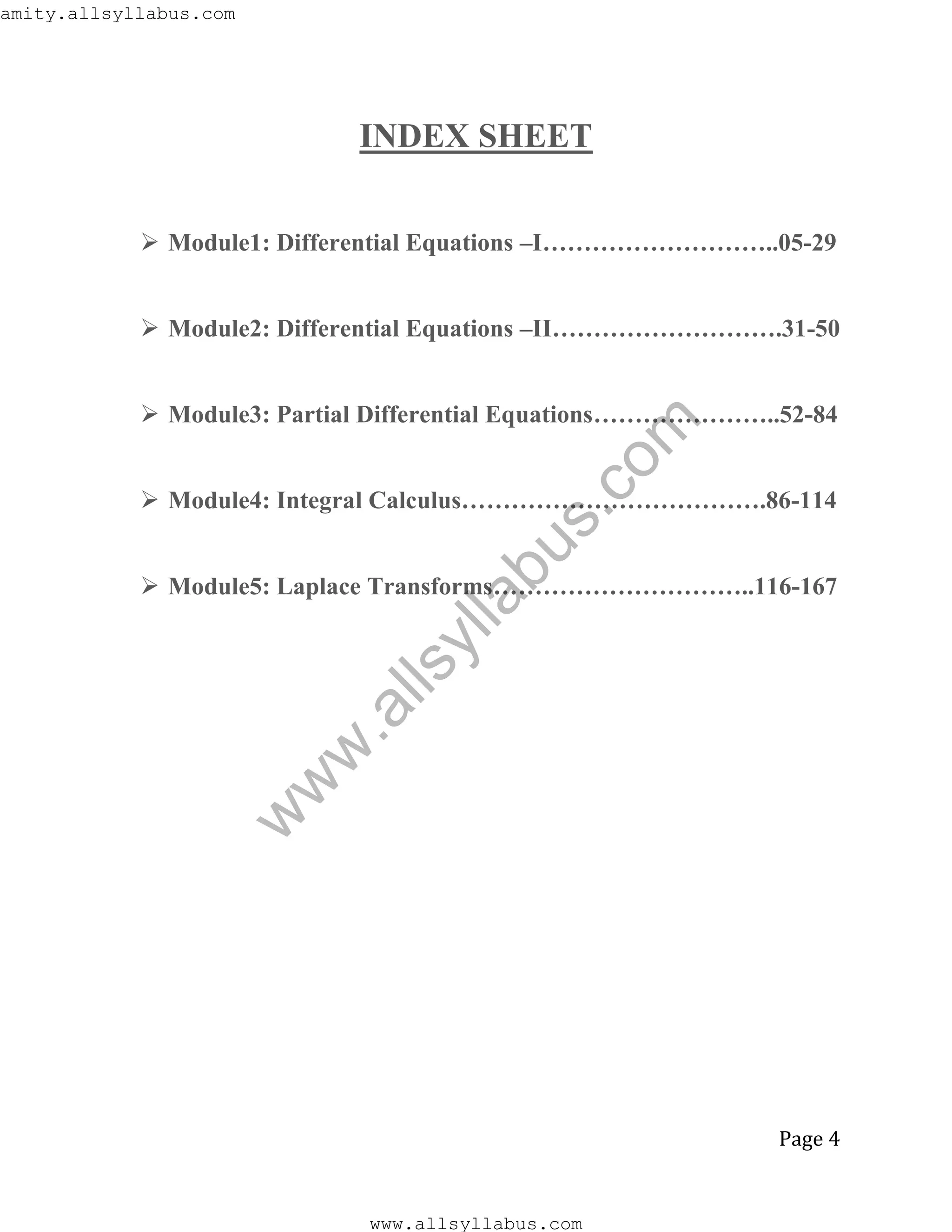 Amity university sem ii applied mathematics ii lecturer notes | PDF