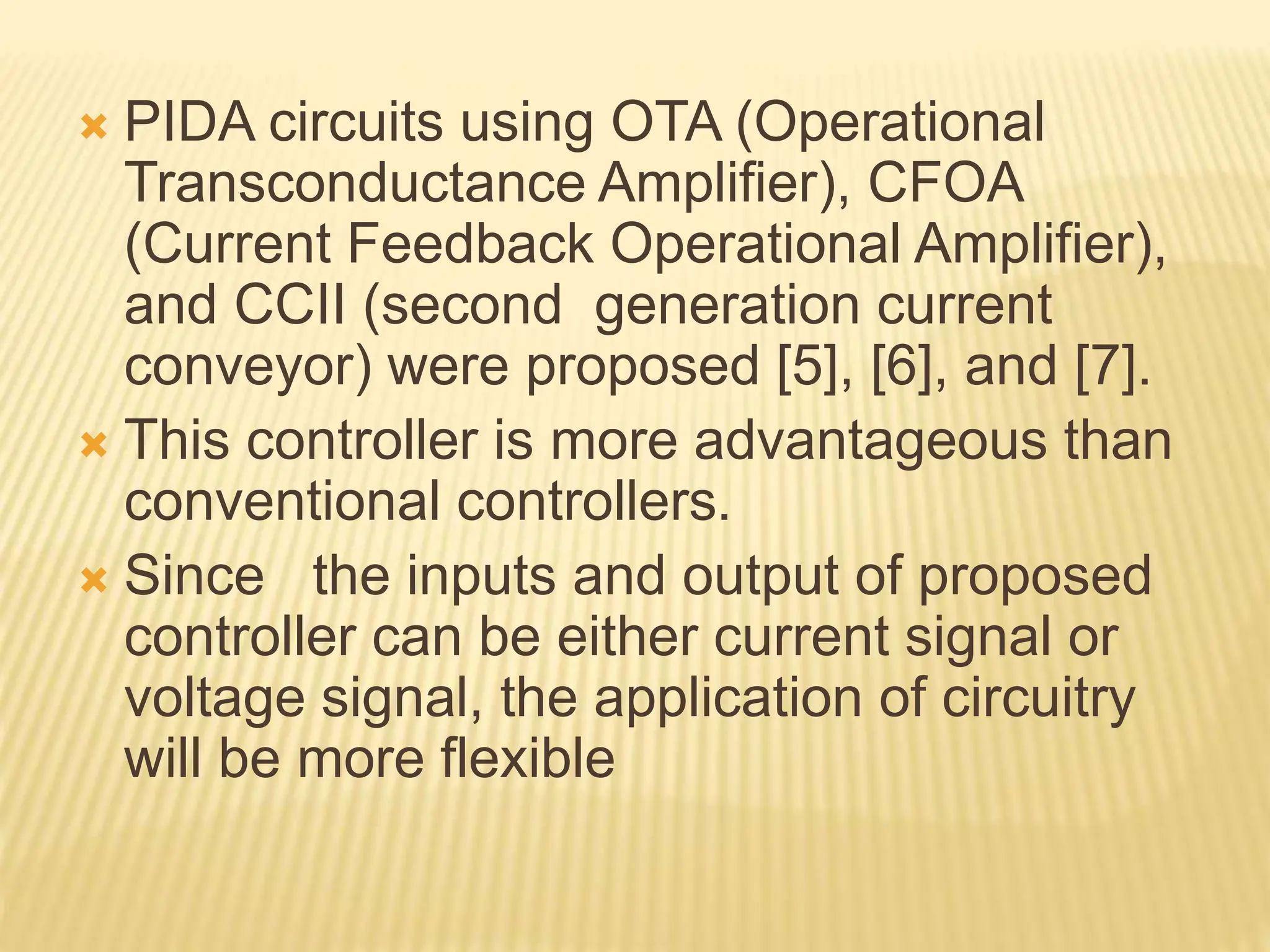 A mixed-mode PIDA controller employing OTAs.pptx