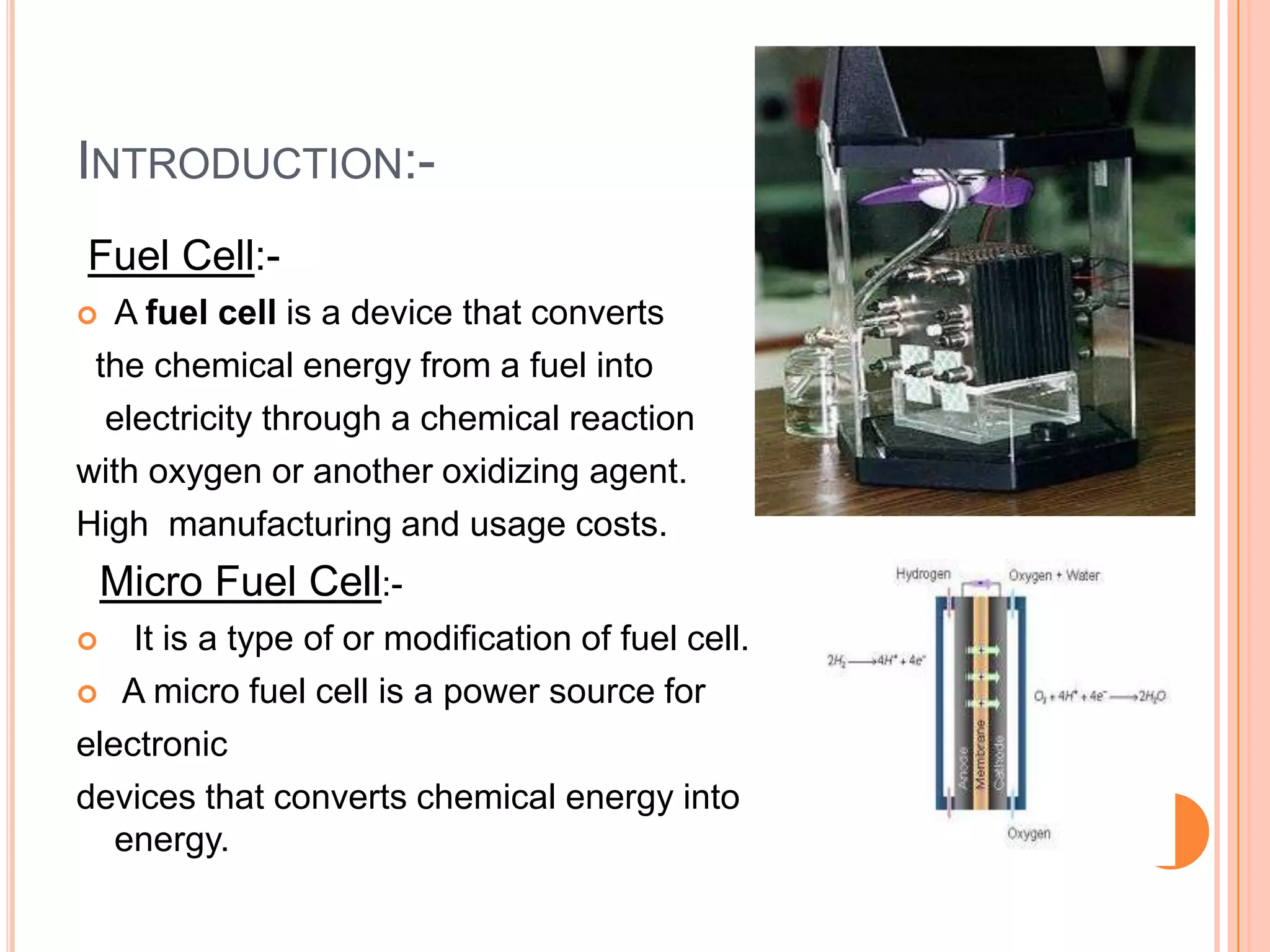 micro fuel cell | PPTX