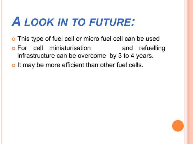 micro fuel cell | PPTX