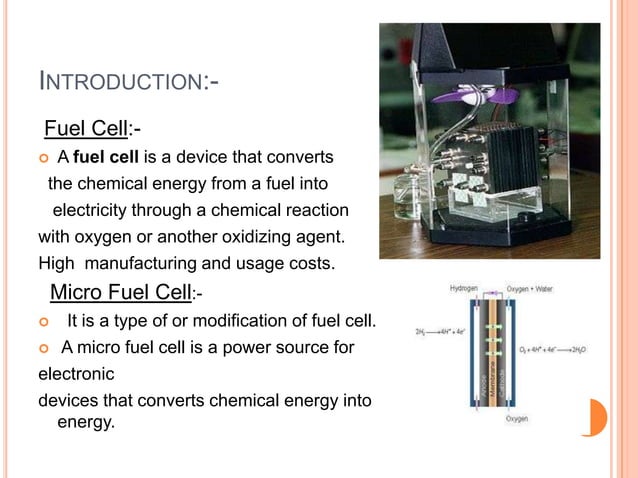 micro fuel cell | PPTX