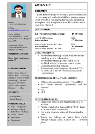 Amjad ali swat 2 | DOC