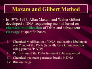 DNA sequencing | PPT