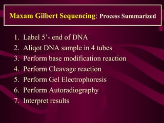 DNA sequencing | PPT