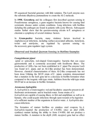 quorum sensing and biofilms | DOCX