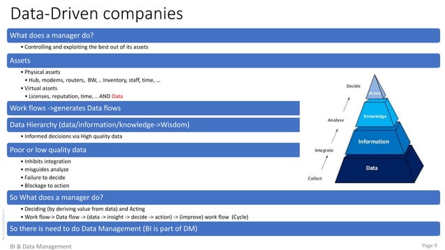 Business Intelligence (BI) and Data Management Basics | PDF | Databases | Computer Software and ...