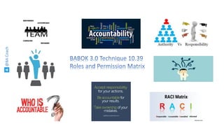 RACI chart, Accountability and Responsibility | PDF