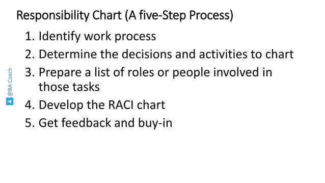 RACI chart, Accountability and Responsibility | PDF | Resume Writing ...