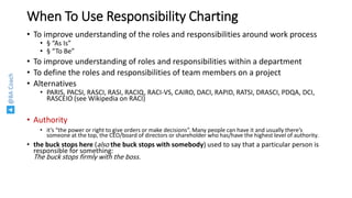 RACI chart, Accountability and Responsibility | PDF