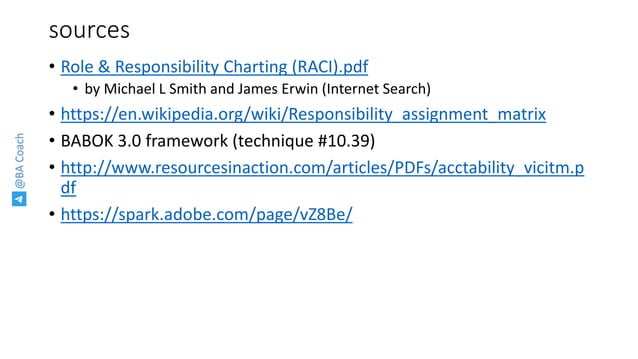 RACI chart, Accountability and Responsibility | PDF | Resume Writing ...