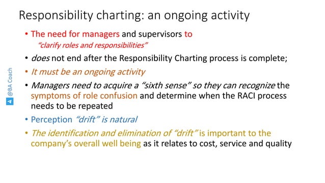 RACI chart, Accountability and Responsibility | PDF | Resume Writing ...