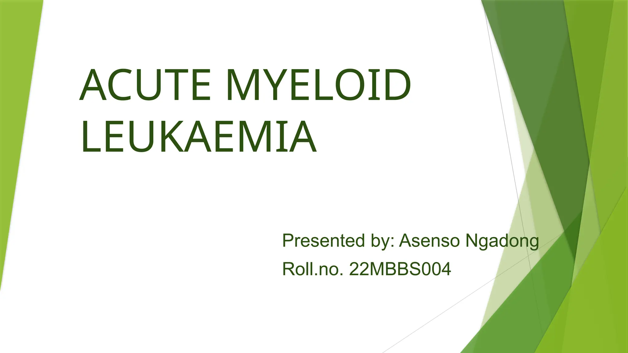AML-1 leukemia pathology presentation.pptx