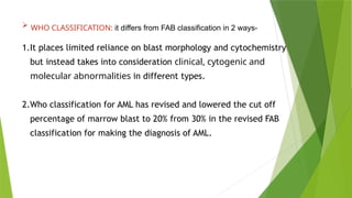 AML-1 leukemia pathology presentation.pptx