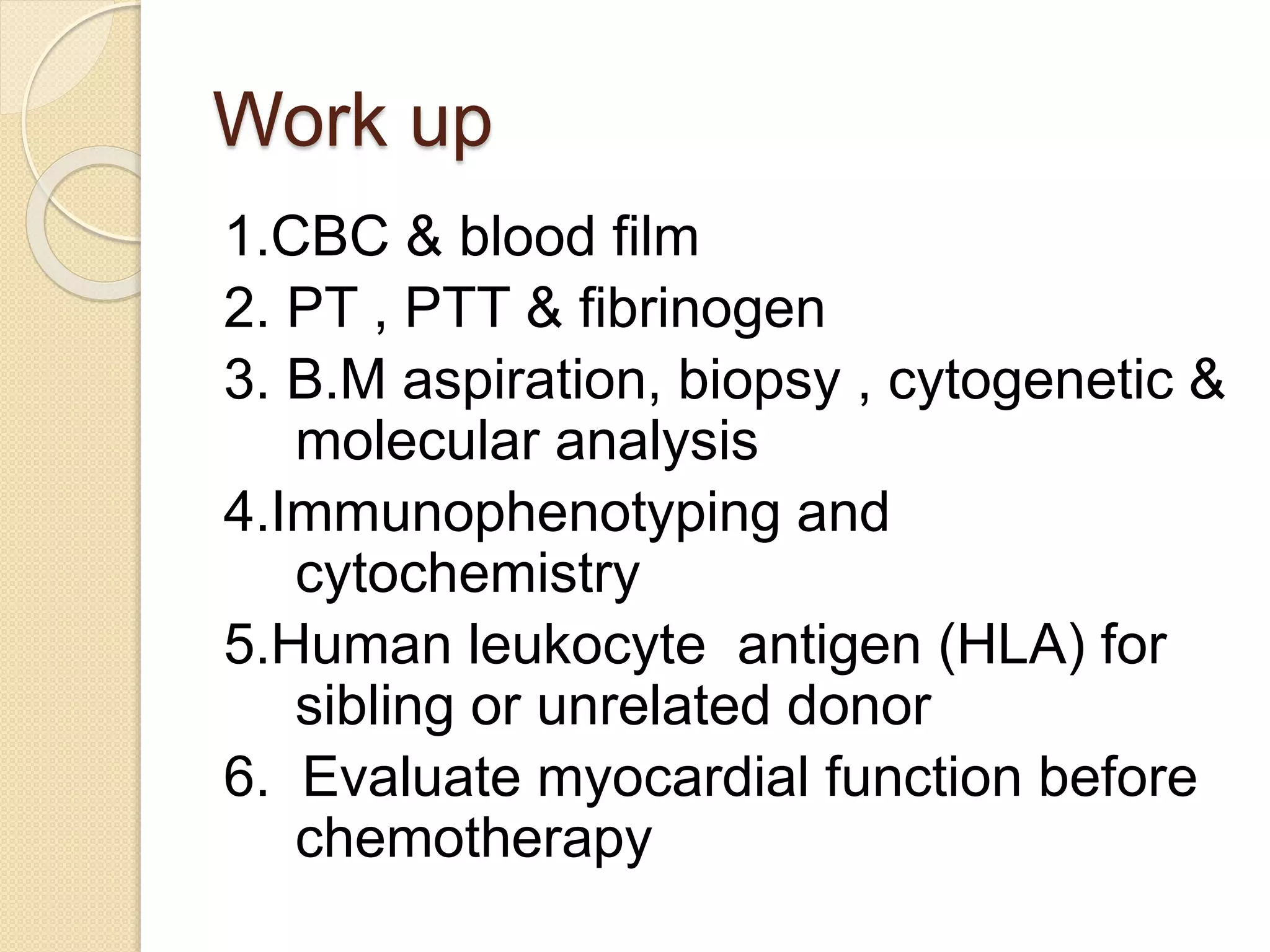 Acute myeloid leukemia | PPTX
