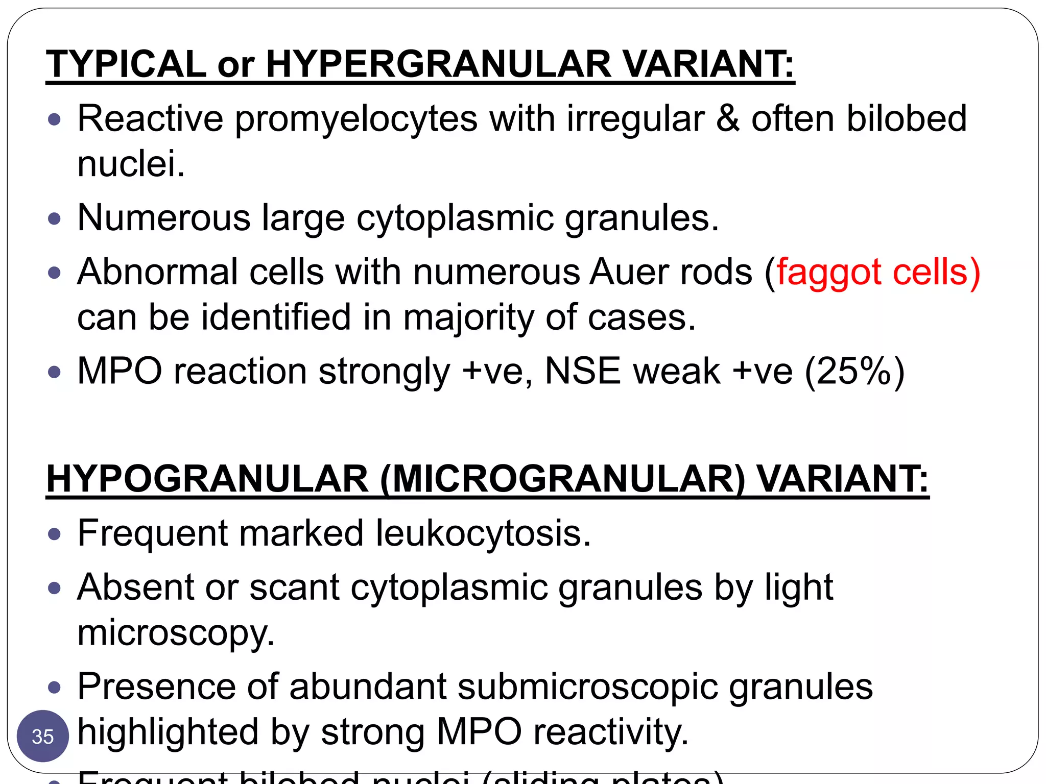 acute myeloid luekemia: Dr Arun Haldia | PPTX