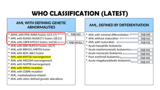 Acute myeloid leukemia.pptx Acute myeloid leukemia.pptx