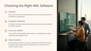 AML Software Safeguarding Financial Integrity in the UAE | PPT