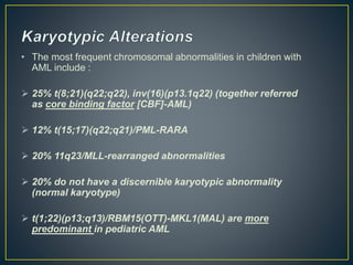 pediatric AML | PPTX