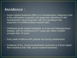 pediatric AML | PPTX