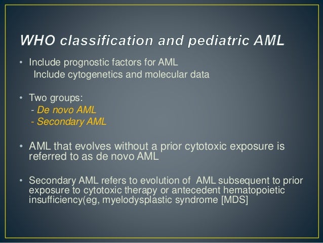 pediatric AML