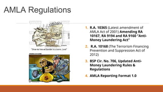 AMLA powerpoint presentation; anti money-laundering | PPT
