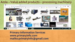 Amla products data base | PDF