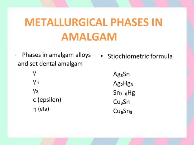 Dental Amalgam & Mercury Toxicity | PPTX