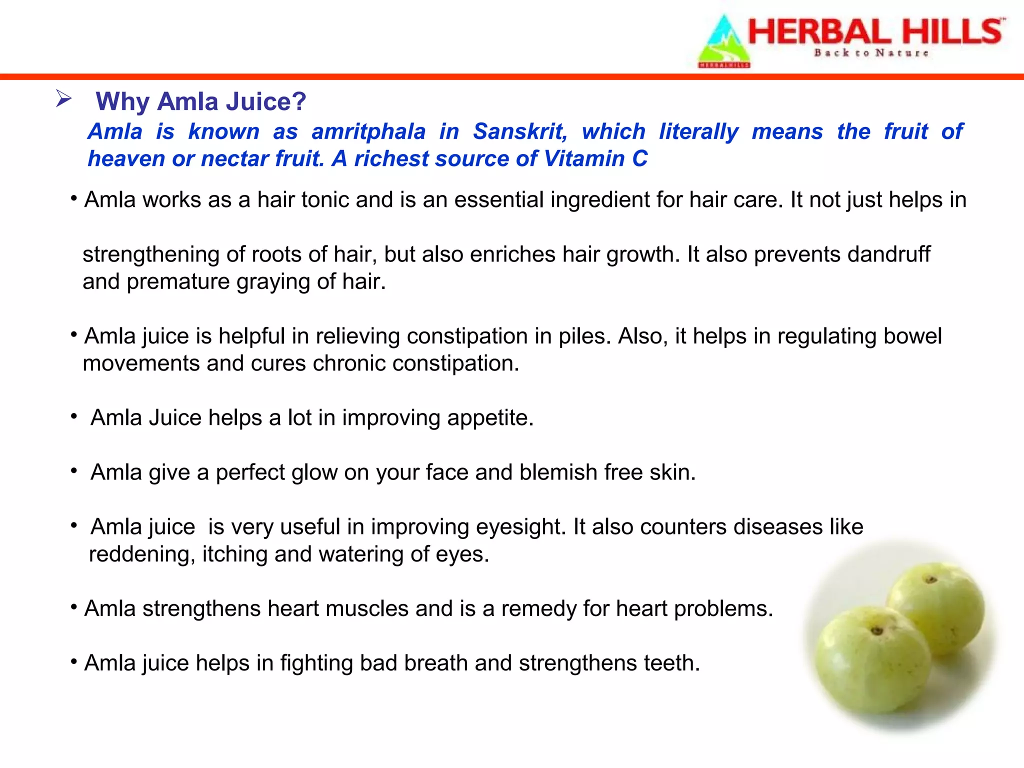 Amla juice,Herbal Amla juice | PPT