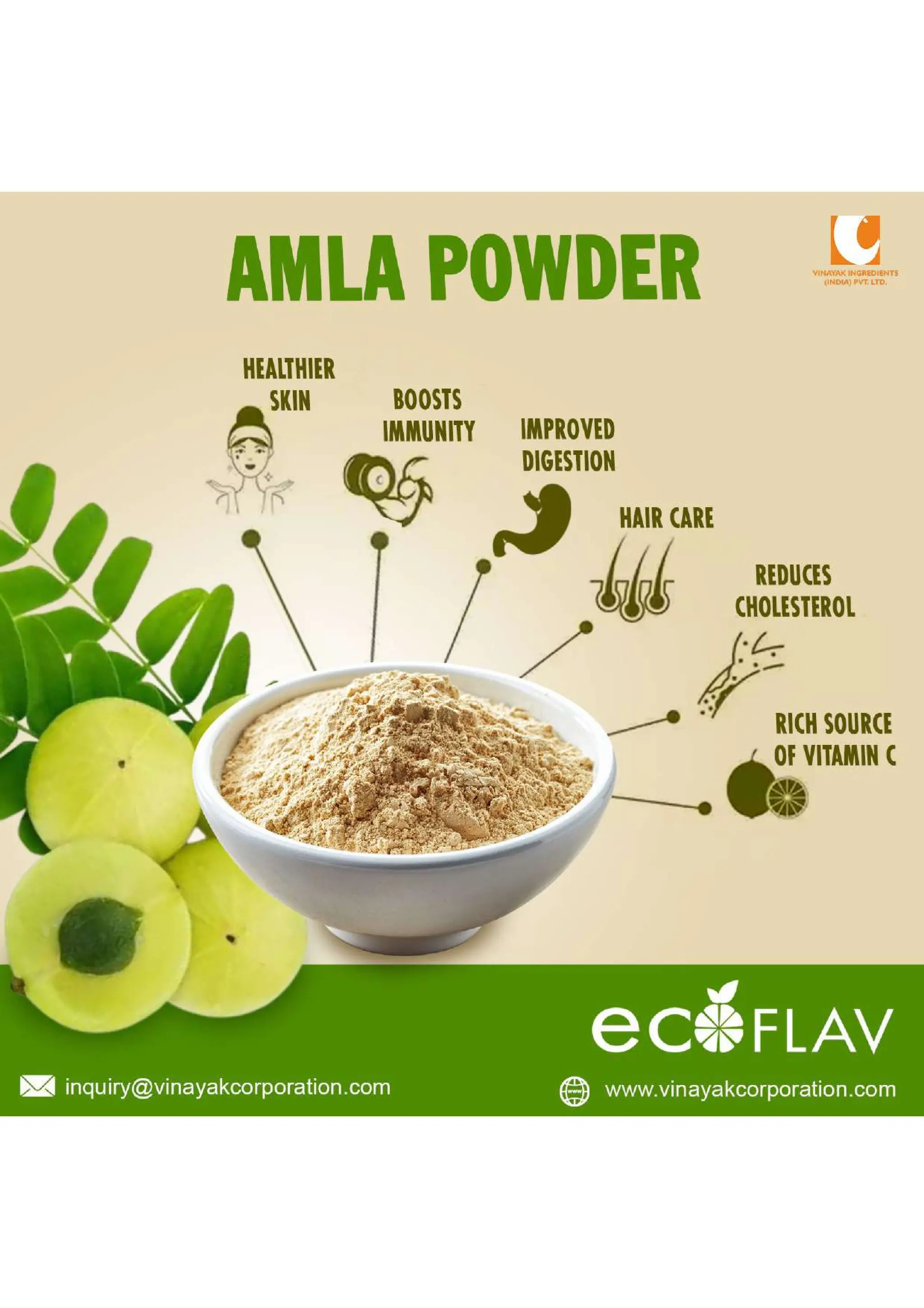 Exploring the Versatile Applications of EcoFlav Amla Powder | PDF