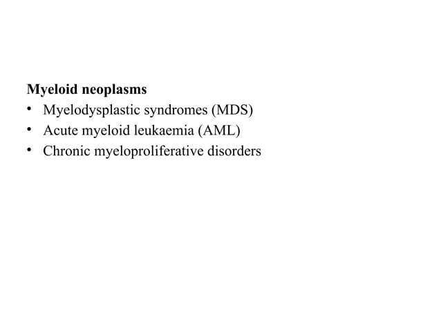 Acute Myeloid Leukemia Classification Pptx
