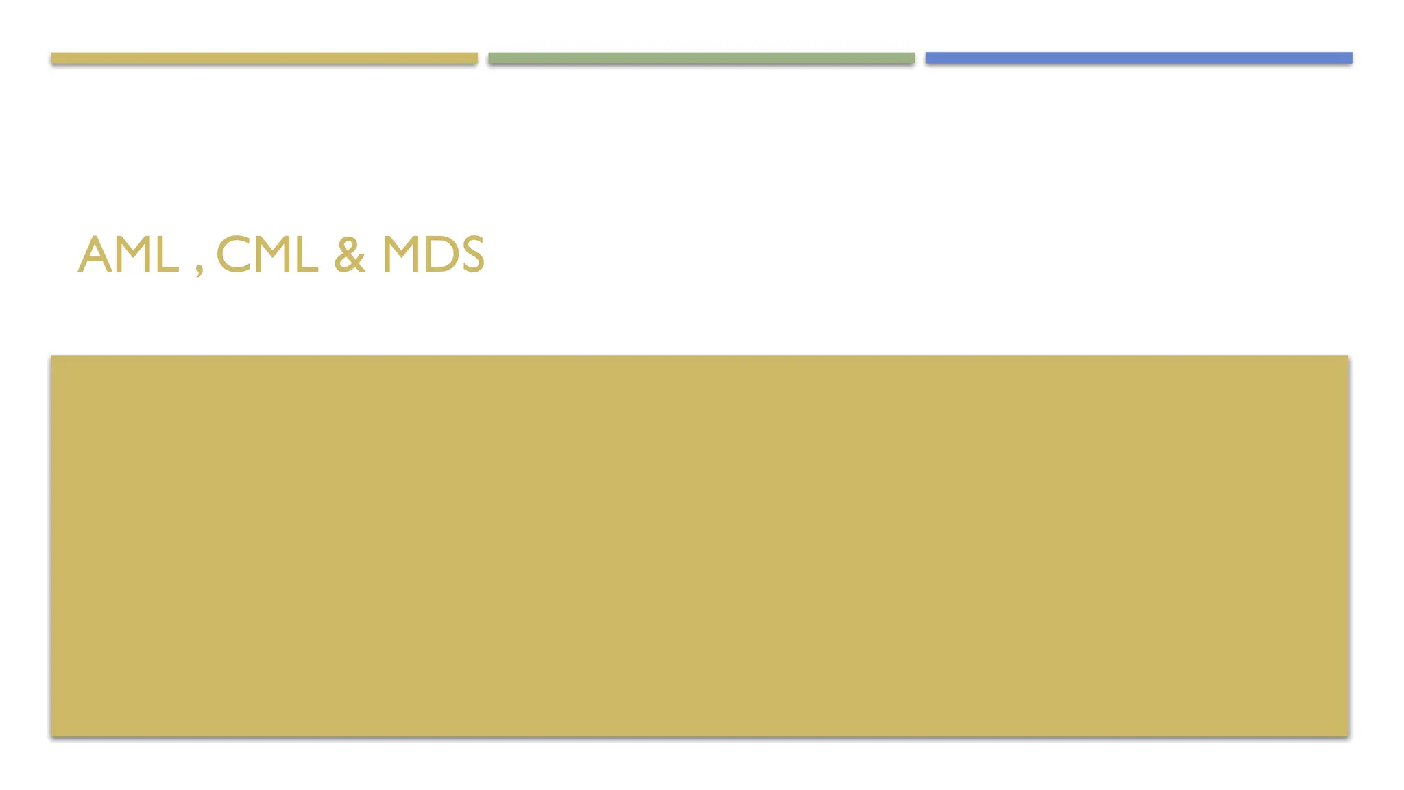Acute and chronic myeloid , MDS & MDS.pptx